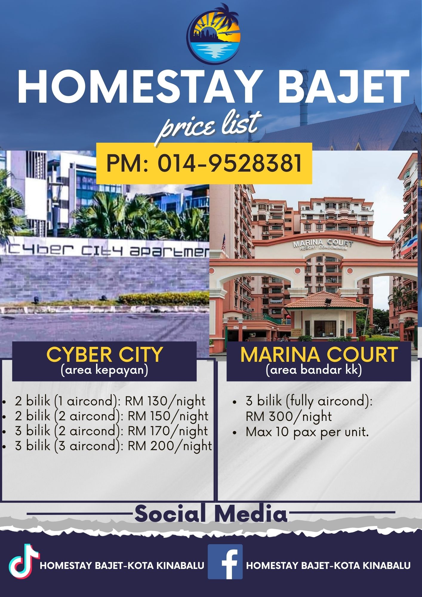 HOMESTAY BAJET-KOTA KINABALU | Landing Page